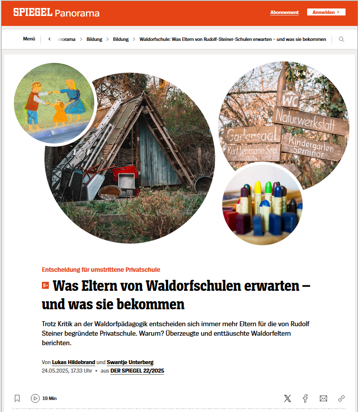 Marc Fabian Buck im Interview mit dem SPIEGEL zur Schulwahl von ...