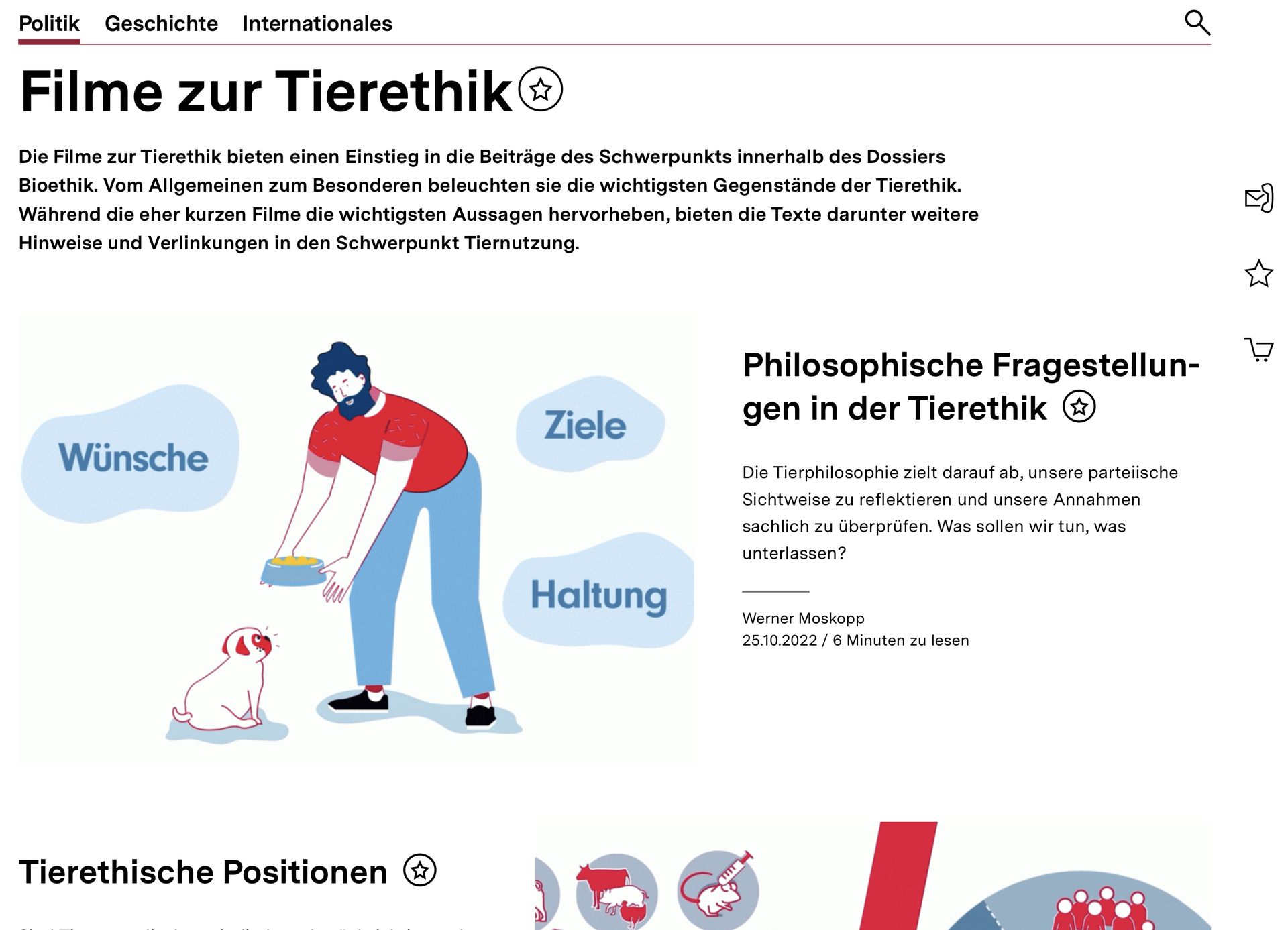 Neue Kurzfilme zur Tierethik | Universität Koblenz