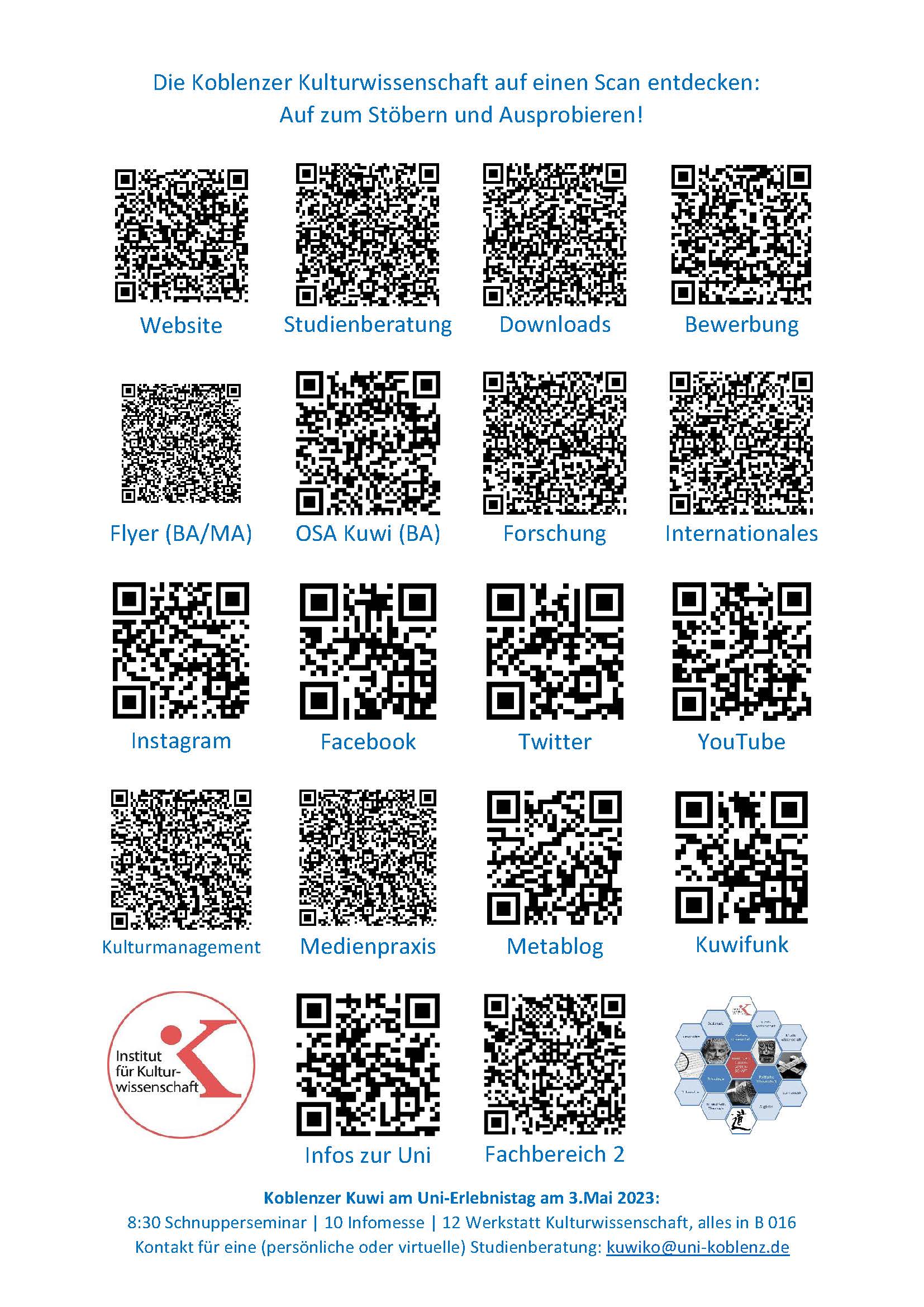 Erstsemesterinfos | Universität Koblenz