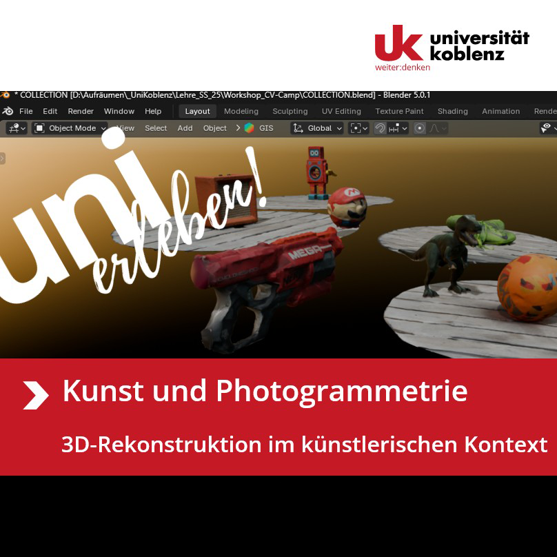 Workshop "Kunst und Photogrammetrie" von Dr. Markus Lohoff ...